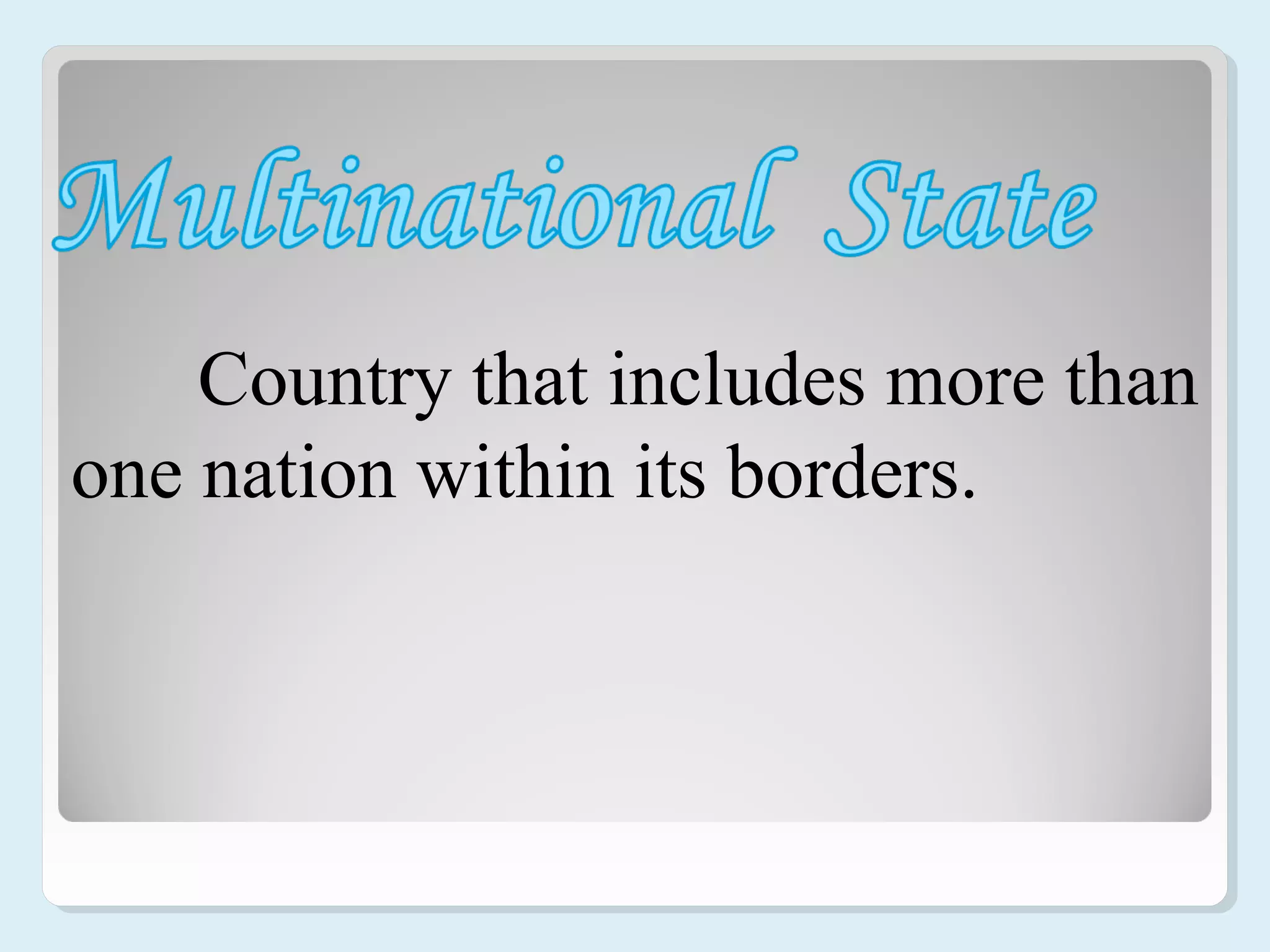 Formation of modern nation state | PPT
