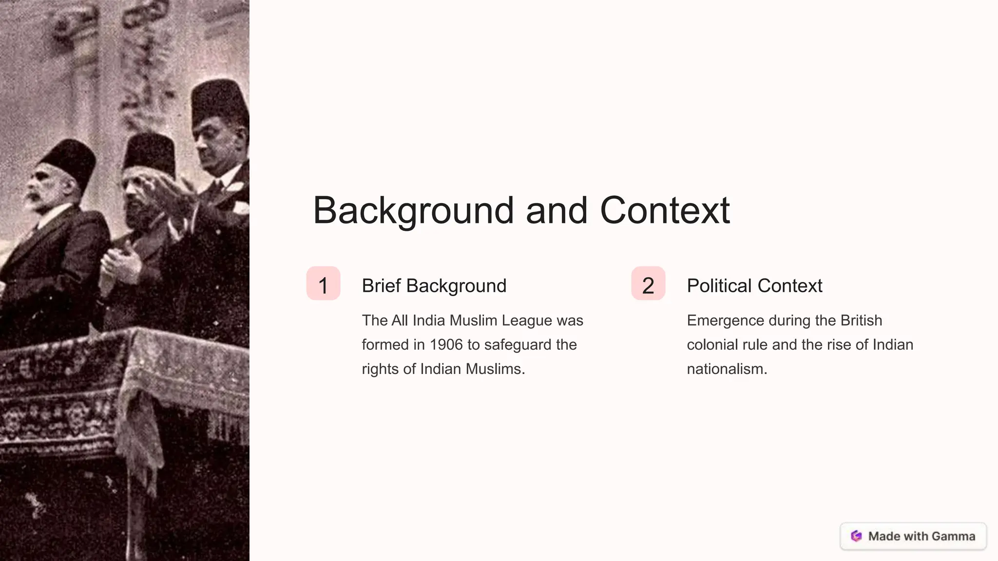 FORMATION OF MUSLIM LEAGUE PRE-PARTITION.pptx