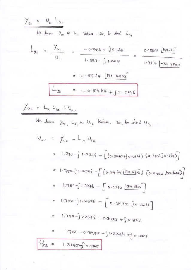 Power Systems Engineering - Formation of Network Matrix Y-bus solution ...