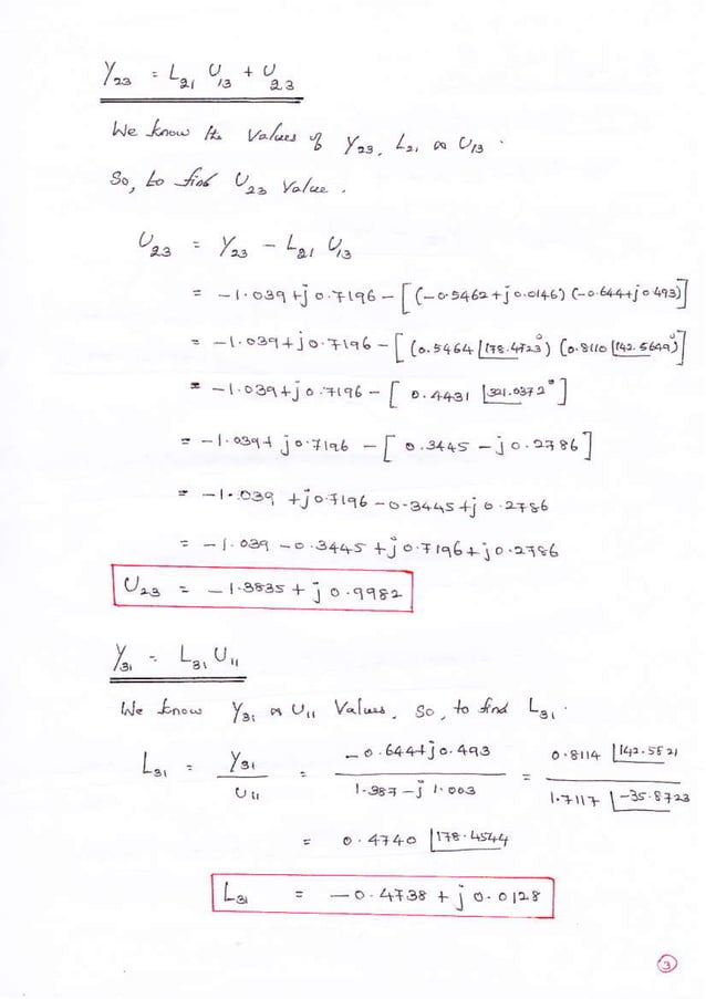 Power Systems Engineering - Formation of Network Matrix Y-bus solution ...