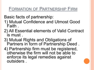Formation of partnership deed by m.hashaam | PPTX | Business | Business ...
