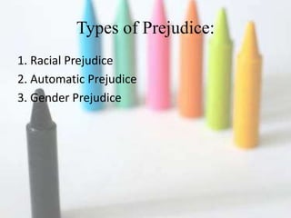Formation of Prejudice | PPTX