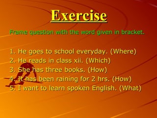 Formation of question | PPT