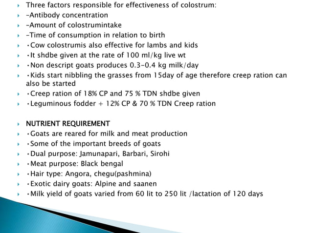 Formation of ration and feeding of sheep and goat during diff pahases ...