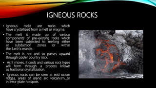 Formation of rocks | PPTX