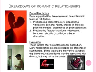 Formation Of Romantic Relationships | PPT