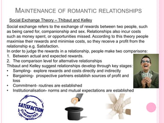Formation Of Romantic Relationships | PPT