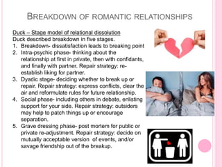 Formation Of Romantic Relationships | PPTX