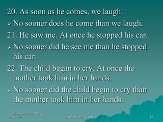 Formation of sentences of no sooner .......than | Hinduism | Religion ...