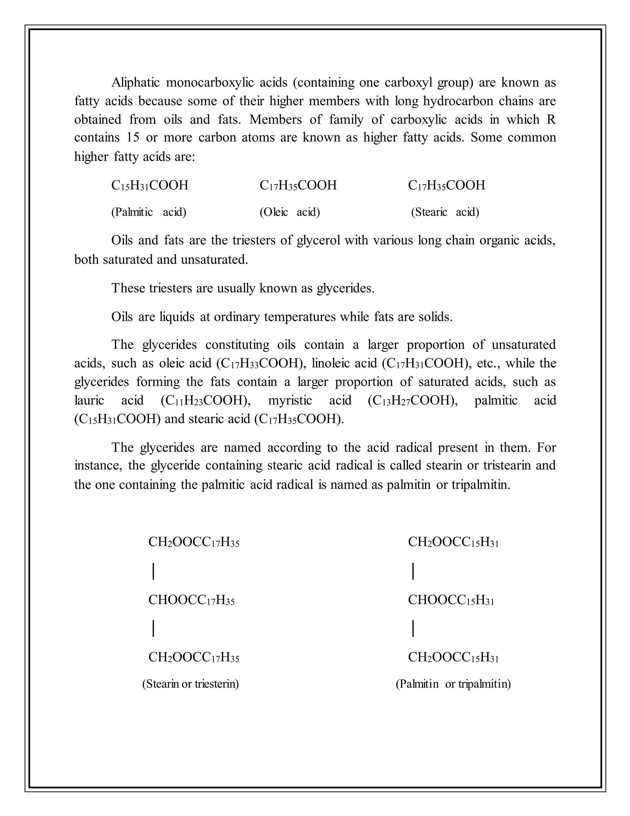Formation of soap & foaming capacity of soap | DOCX