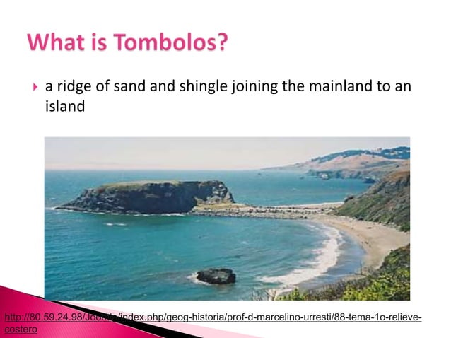 Formation of spits, tombolos and bars | PPTX