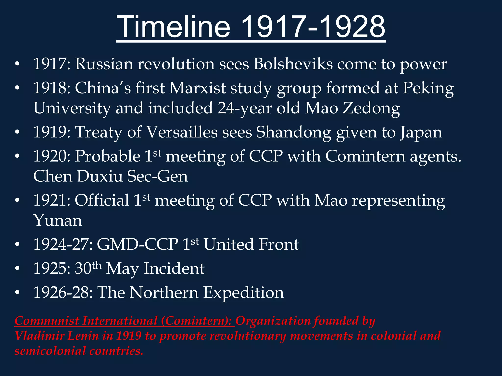 Formation of the ccp | PPTX