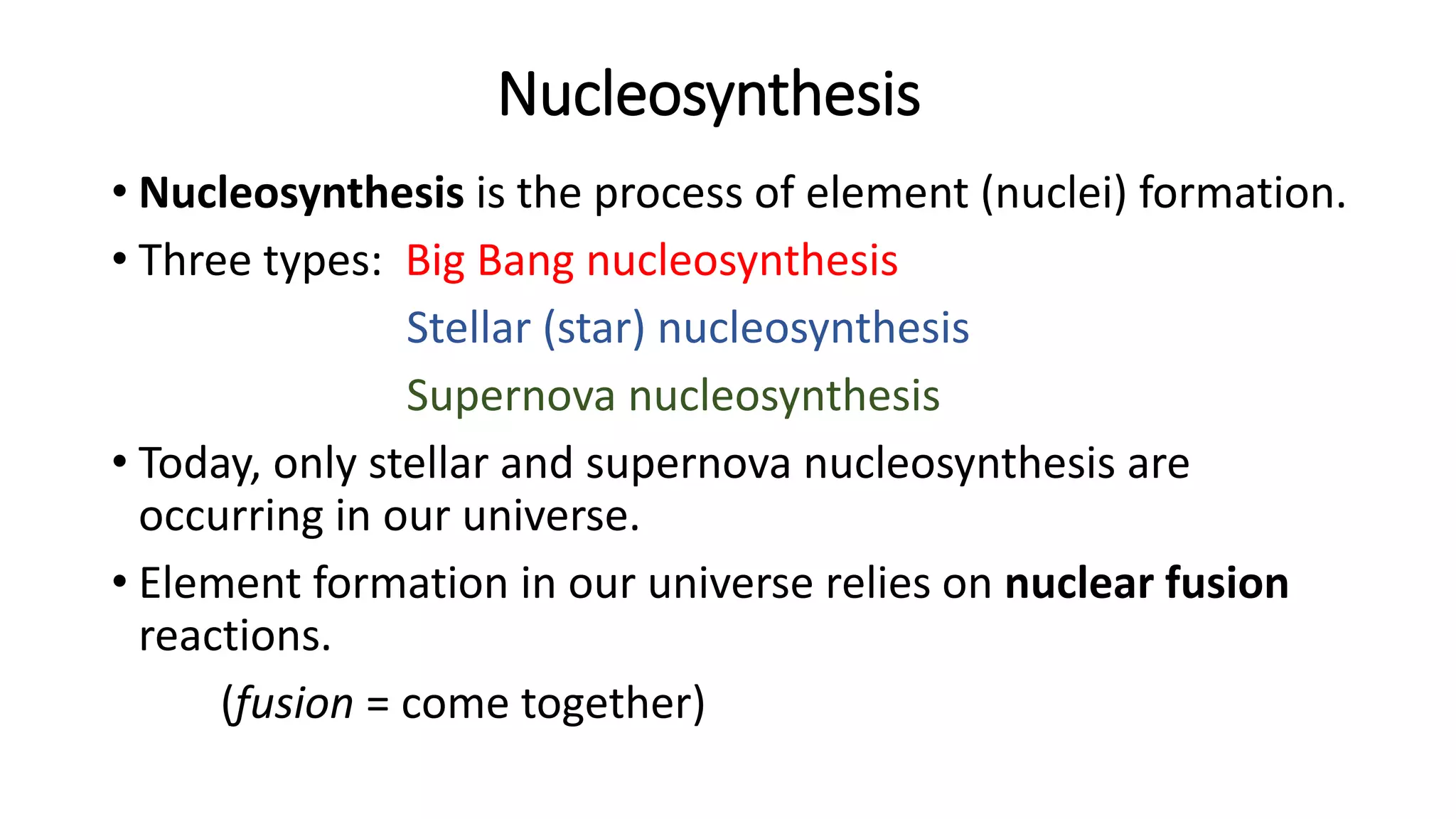 Formation of the Elements and Nuclear Reactions.pptx