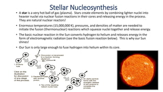 Formation of the Elements and Nuclear Reactions.pptx | Chemistry | Science