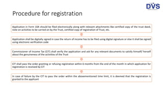 Formation of trusts and its taxation | PPTX