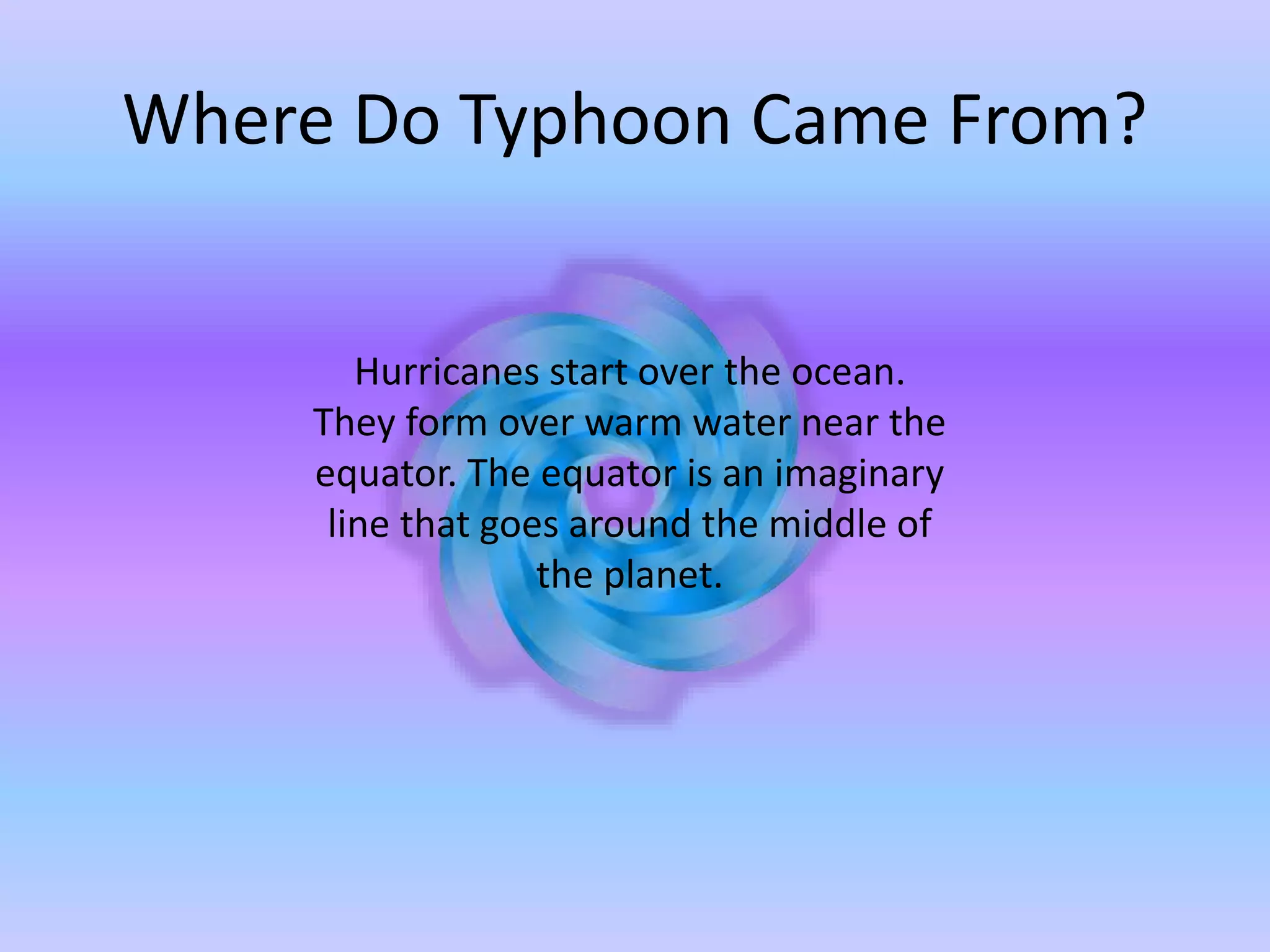 Formation of Typhoon | PPTX