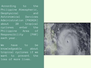 FORMATION OF TYPHOONS | PPTX
