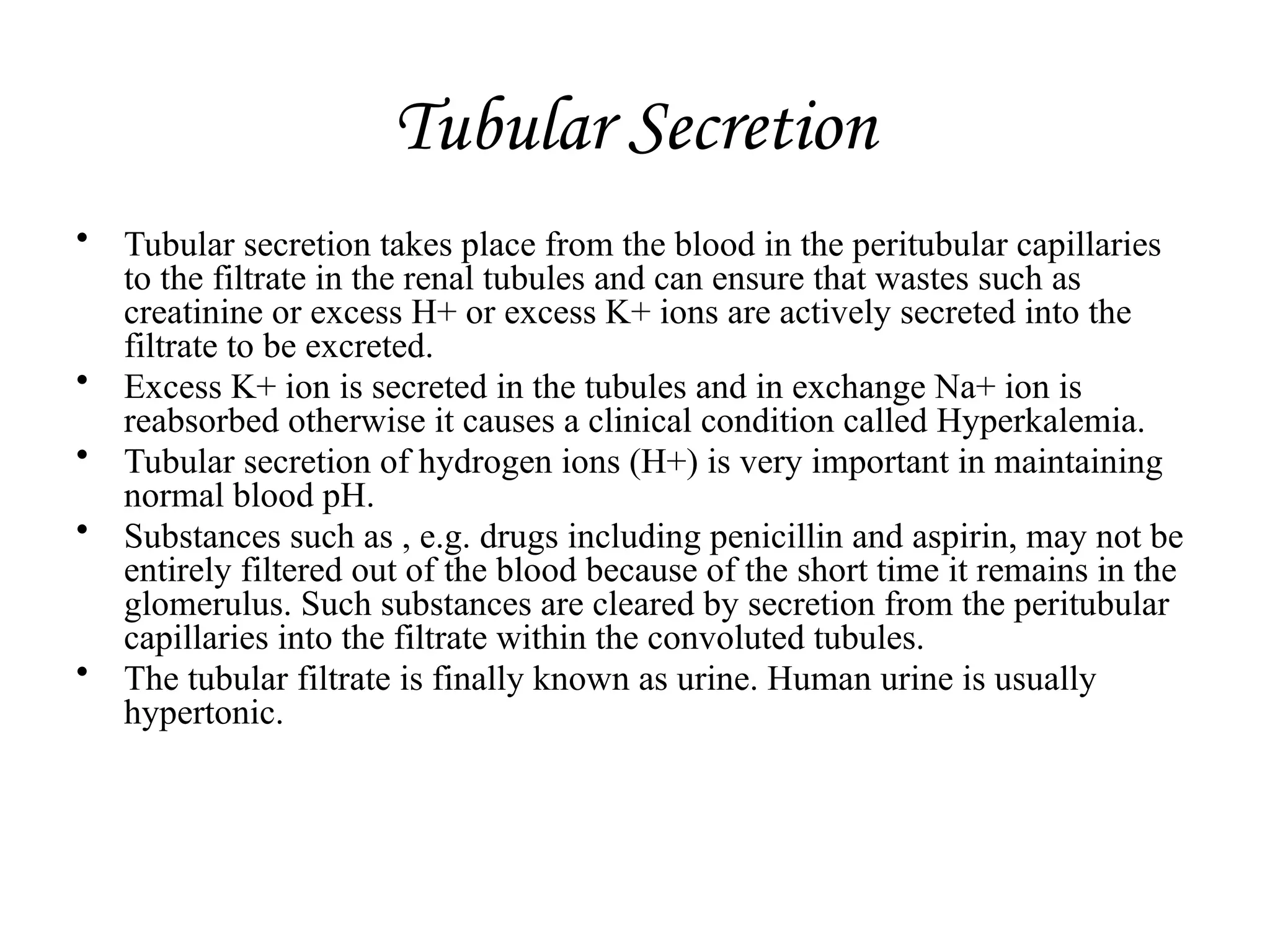 Formation of Urine.pptx mechanism of formation | PPTX