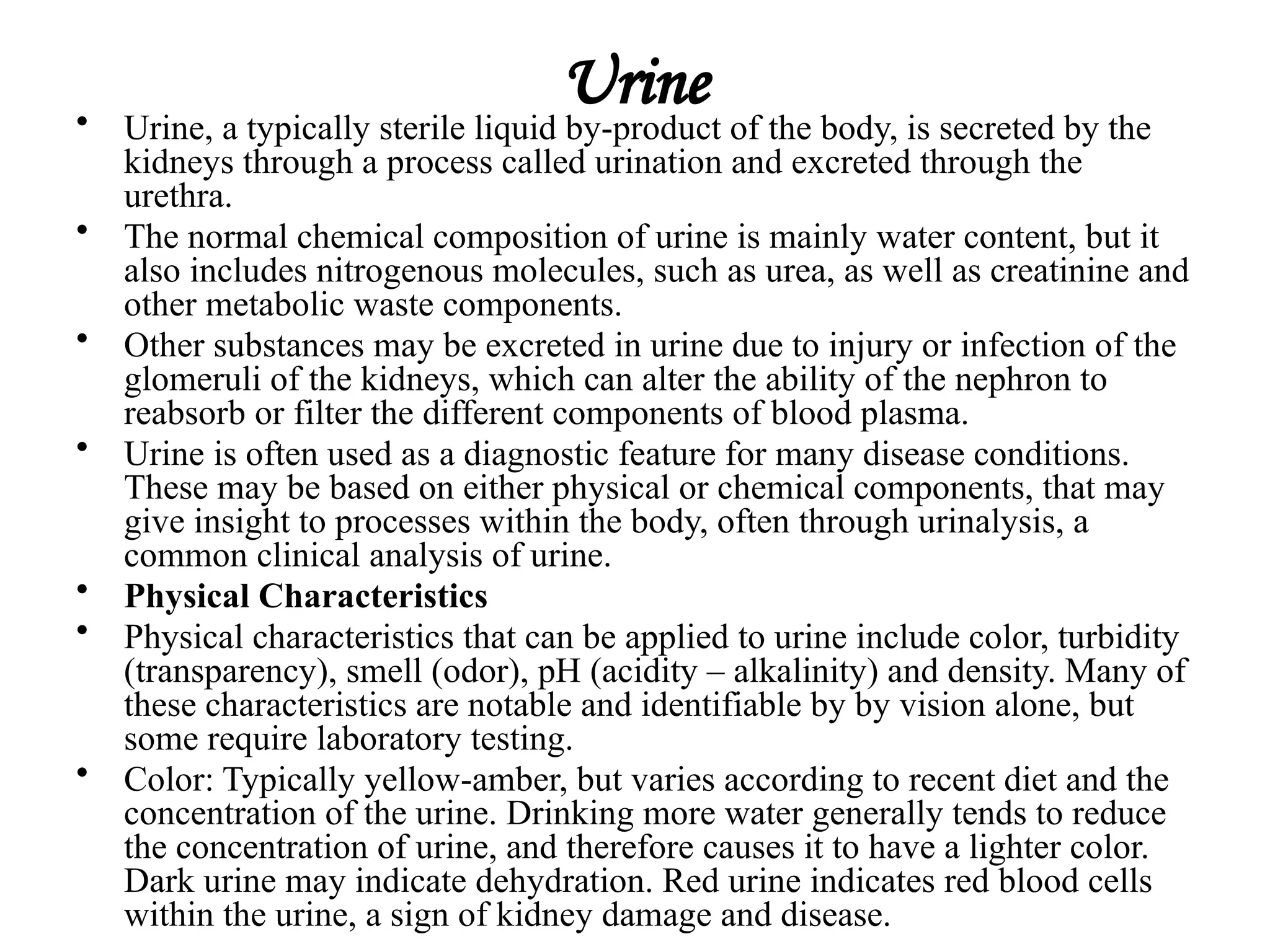 Formation of Urine.pptx mechanism of formation | PPTX