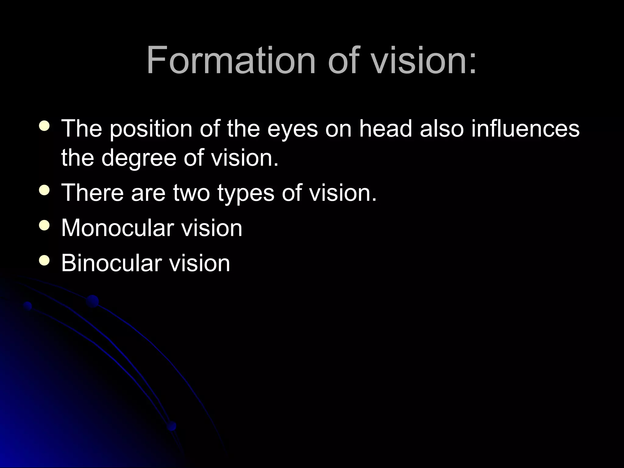 Formation of vision | PPT