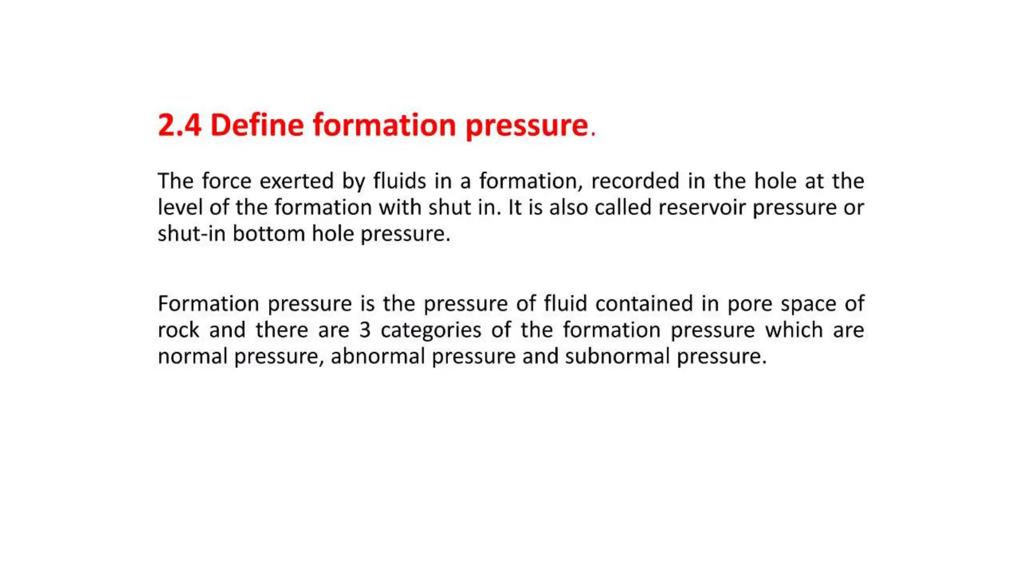 formation pore pressure and well Planning.ppt