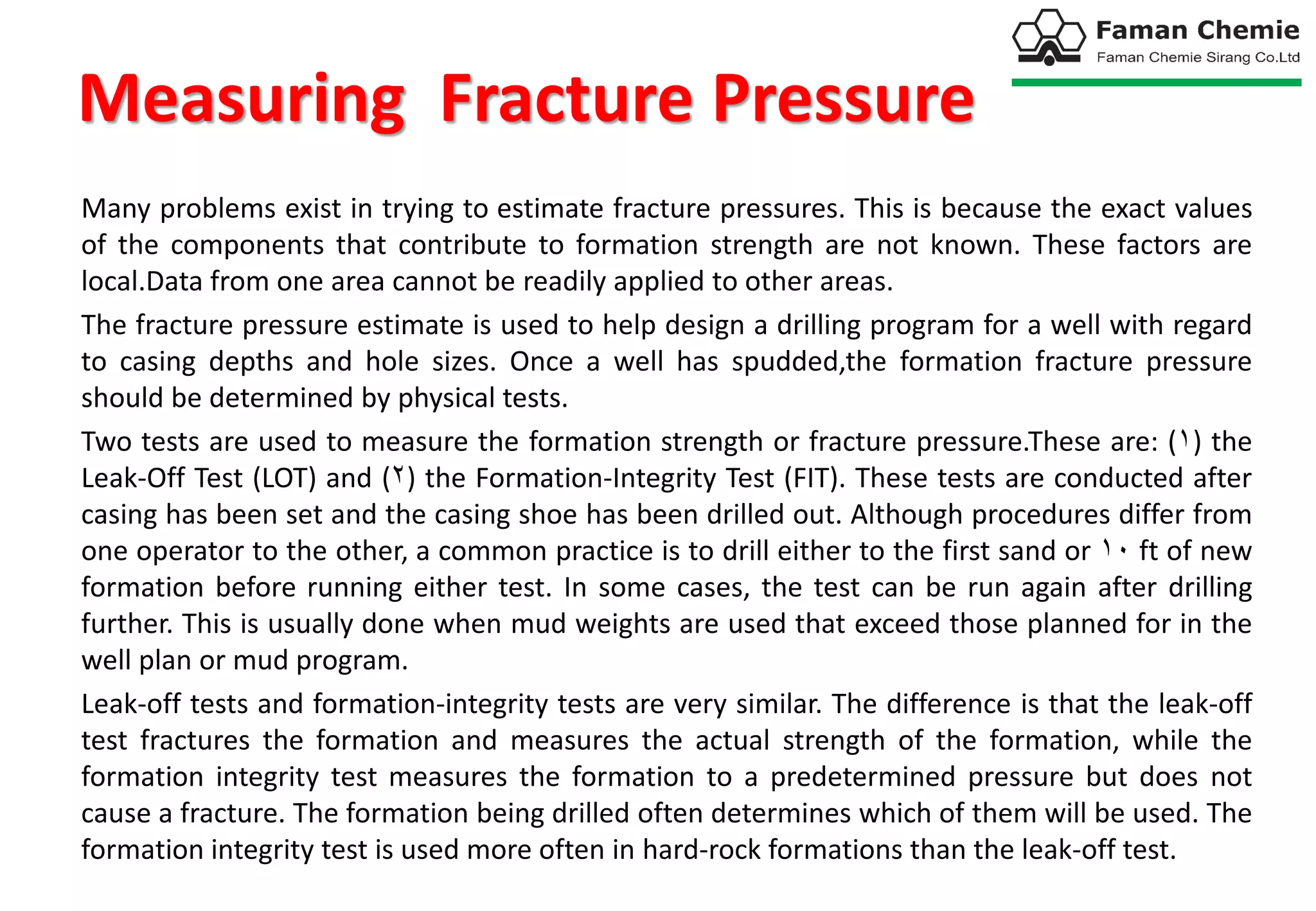 Formation pressure in oil and gas drilling wells | PDF