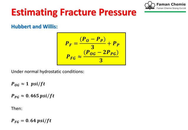 Formation pressure in oil and gas drilling wells | PPT