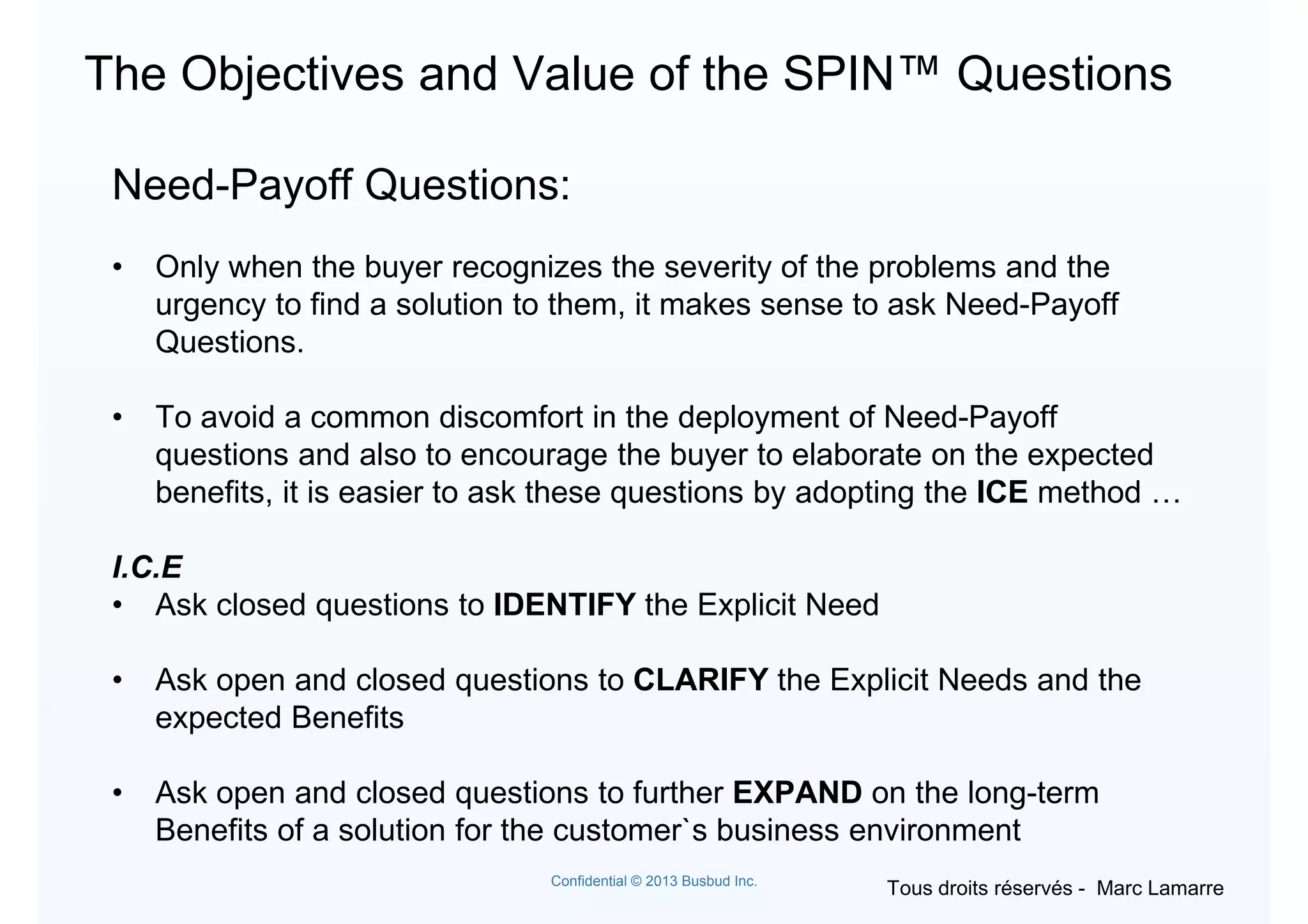 Spin selling strategy | PDF