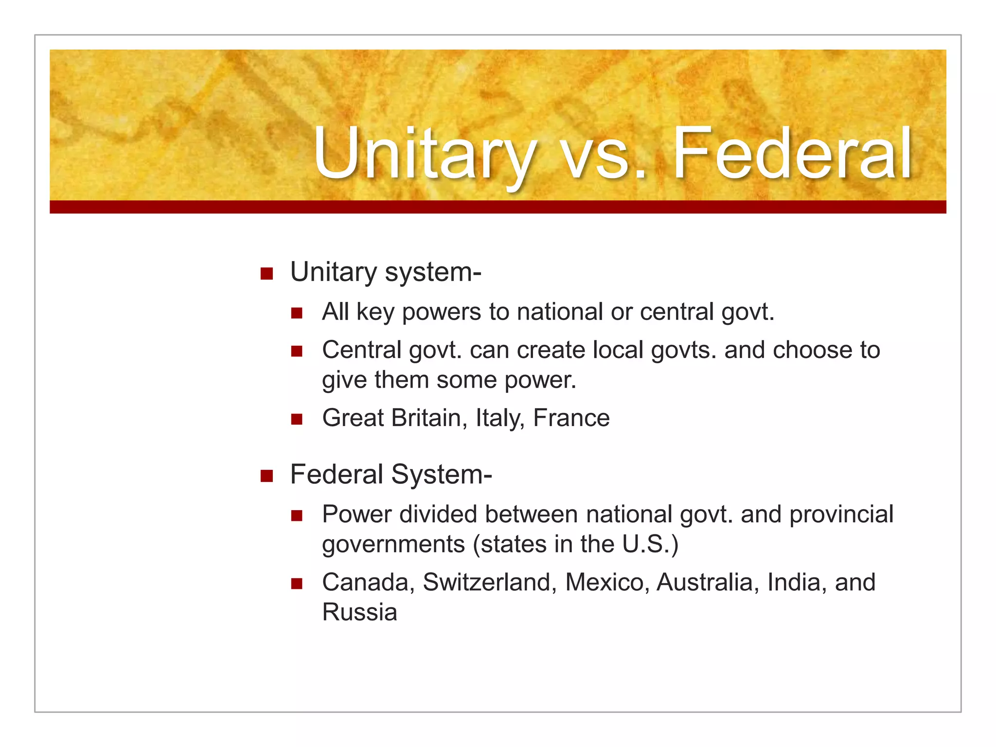 Formations of govt | PPTX