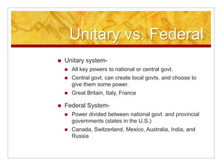 Formations of govt | PPTX