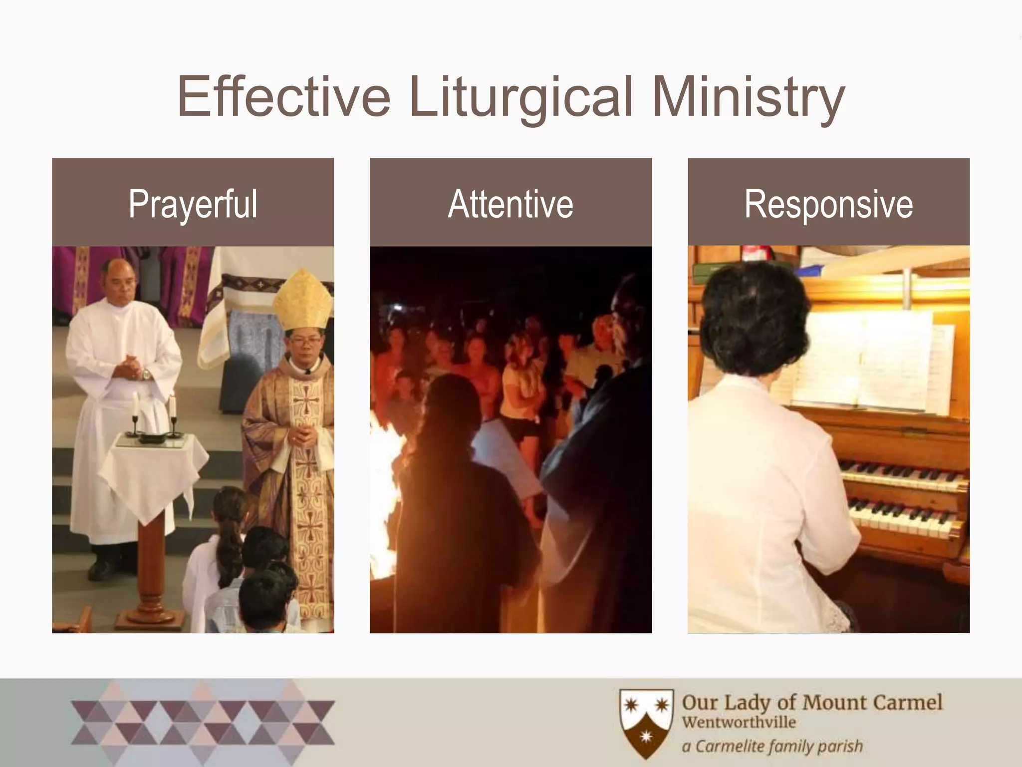 Liturgical Ministry Formation Workshop 2018 | PPTX