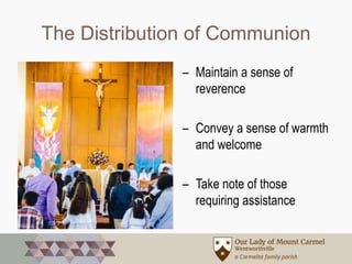 Extraordinary Ministers of Holy Communion Formation: Living a ...