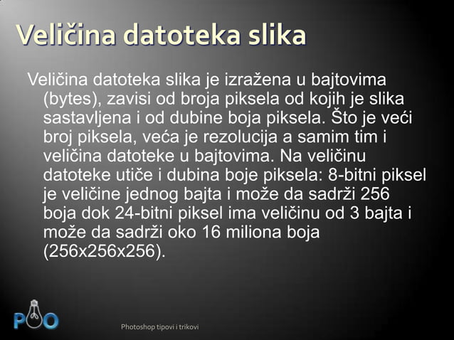Formati digitalnih slika | PPTX