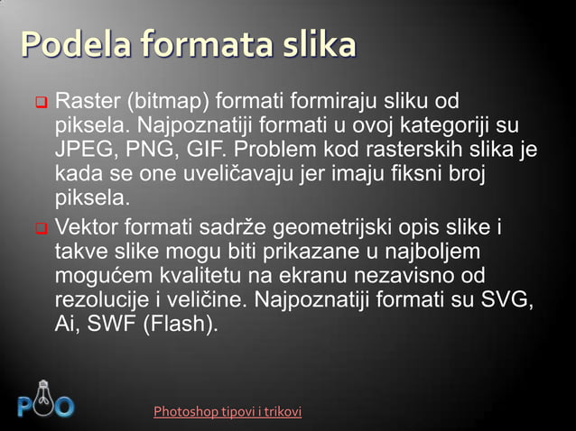 Formati digitalnih slika | PPTX