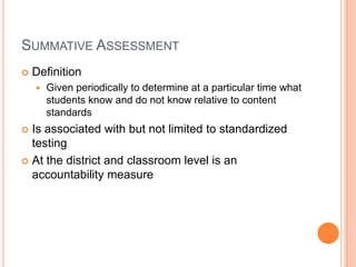 Summative Evaluation