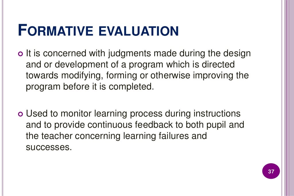 Formative and summative evaluation | PPT