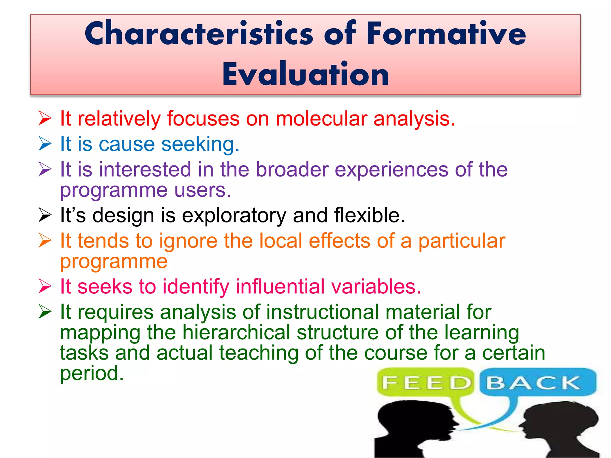 Formative and summative evaluation in Education | PPTX