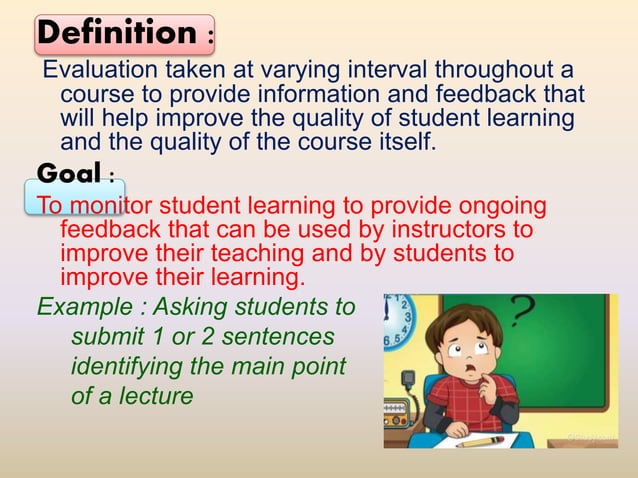 Formative and summative evaluation in Education | PPTX | Educational ...