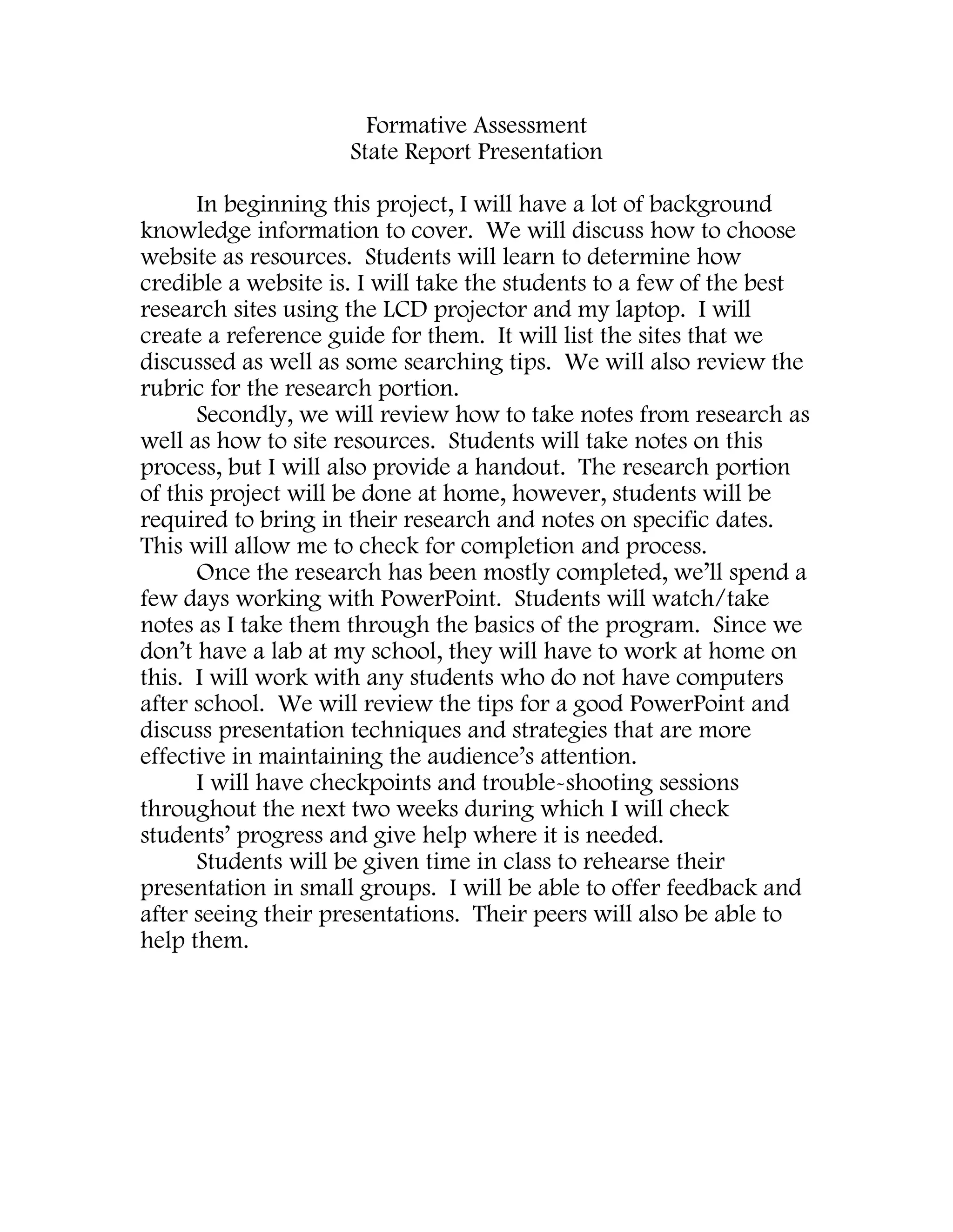 Formative assessment | PDF | Free Download