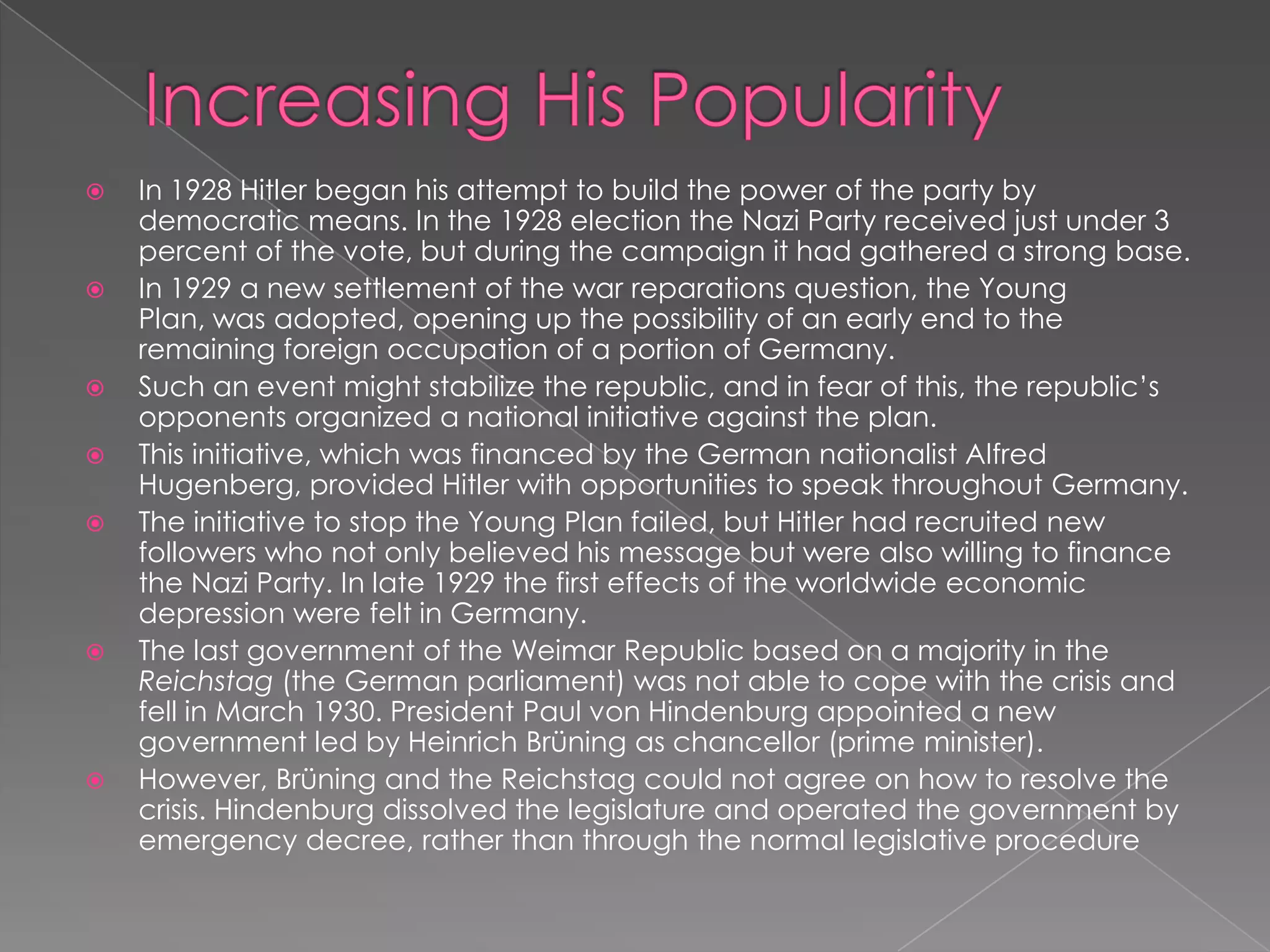 Early Life of Hitler | PPTX