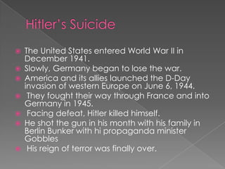 Early Life of Hitler | PPTX