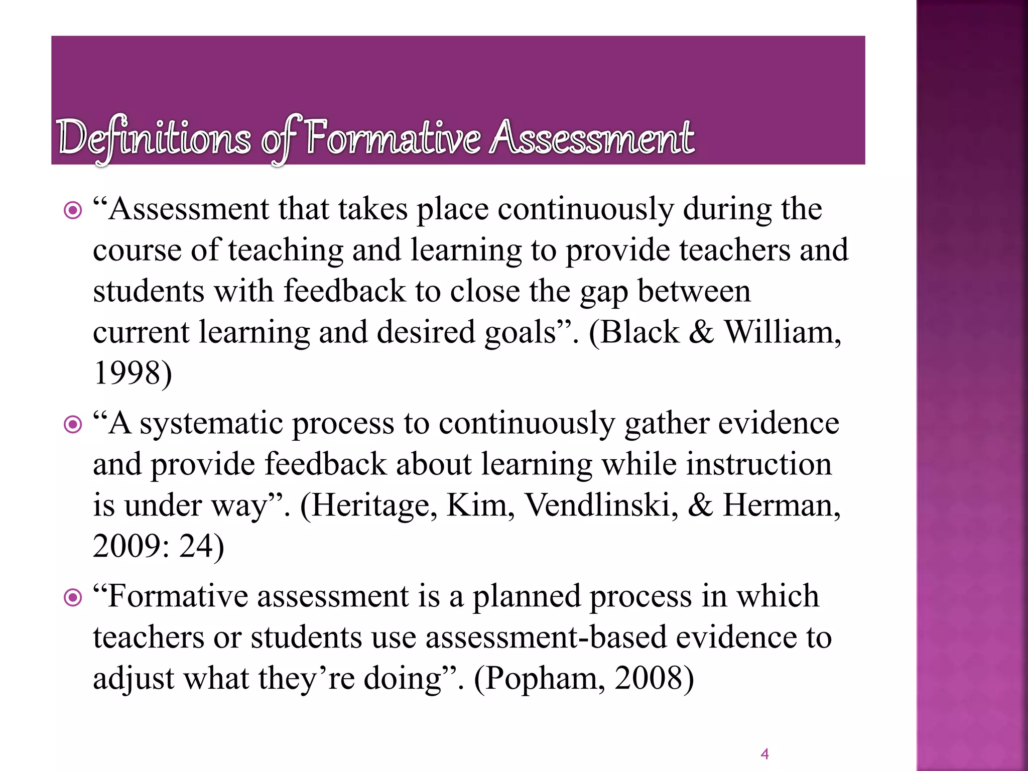 Formative assessment | PPTX