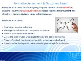 What teachers should really know about Formative assessment | PPTX