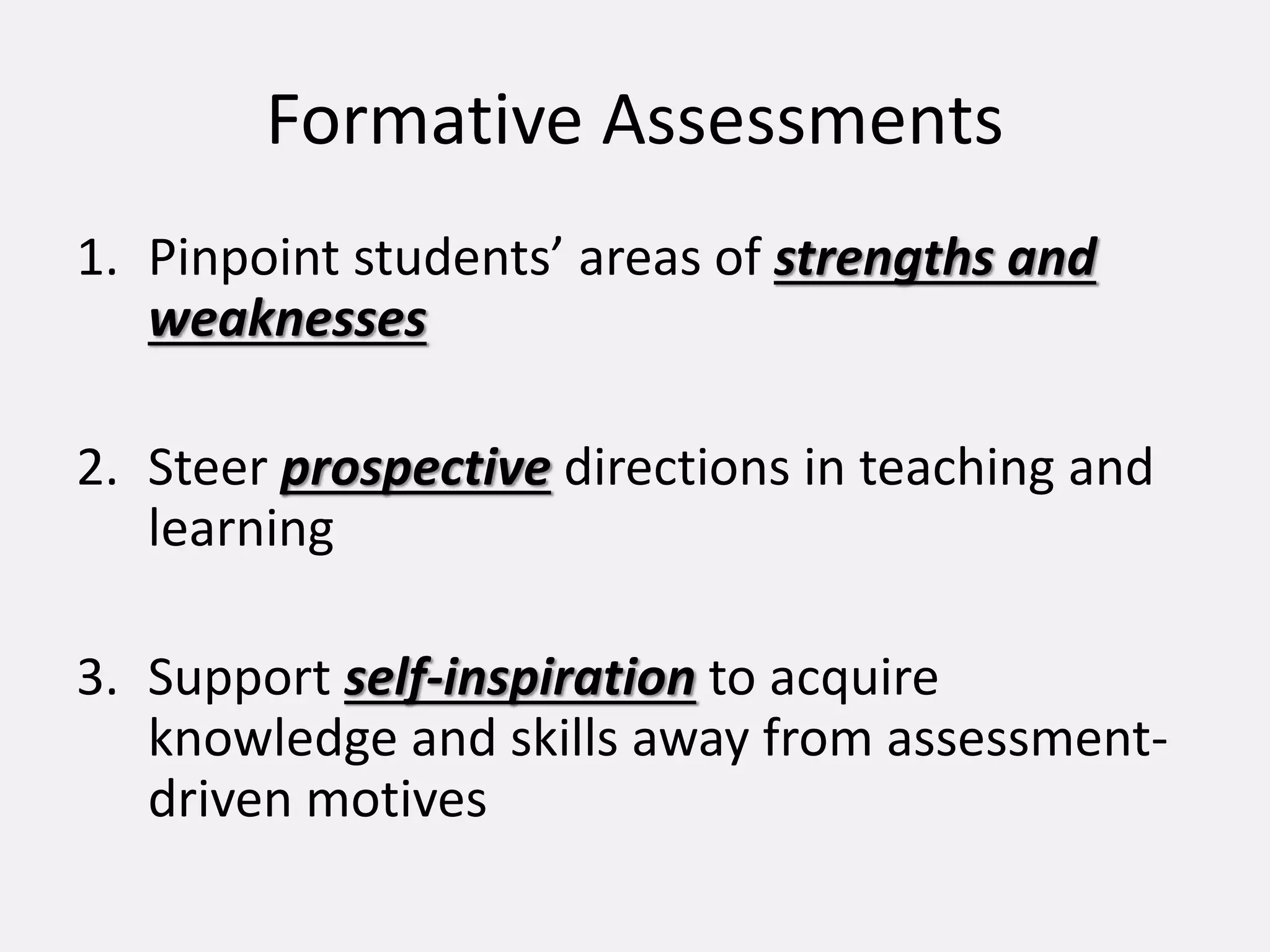 Formative assessment | PPTX