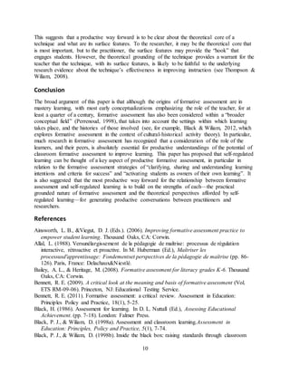 Formative assessment and contingency in the regulation of learning ...