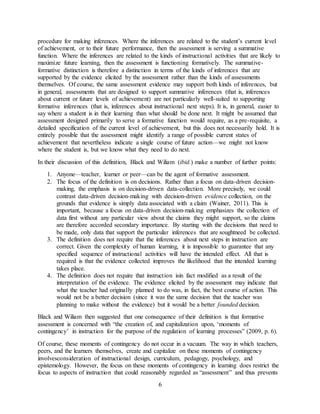 Formative assessment and contingency in the regulation of learning ...