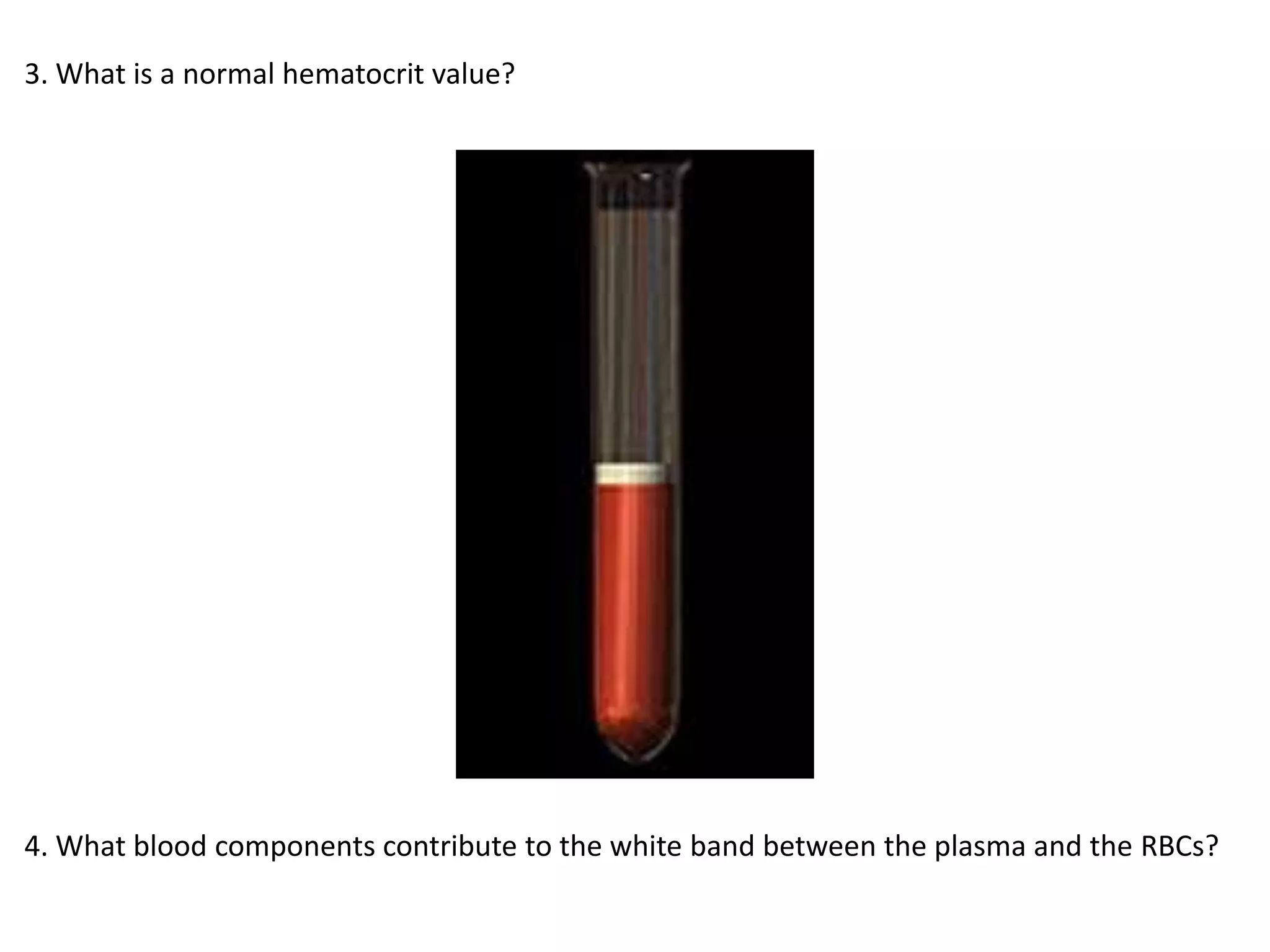 Formative assessment blood components | PPTX