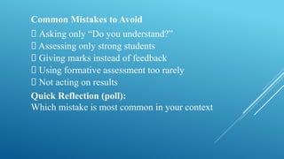 Formative Assessment in English Teaching: Practical Tools and ...