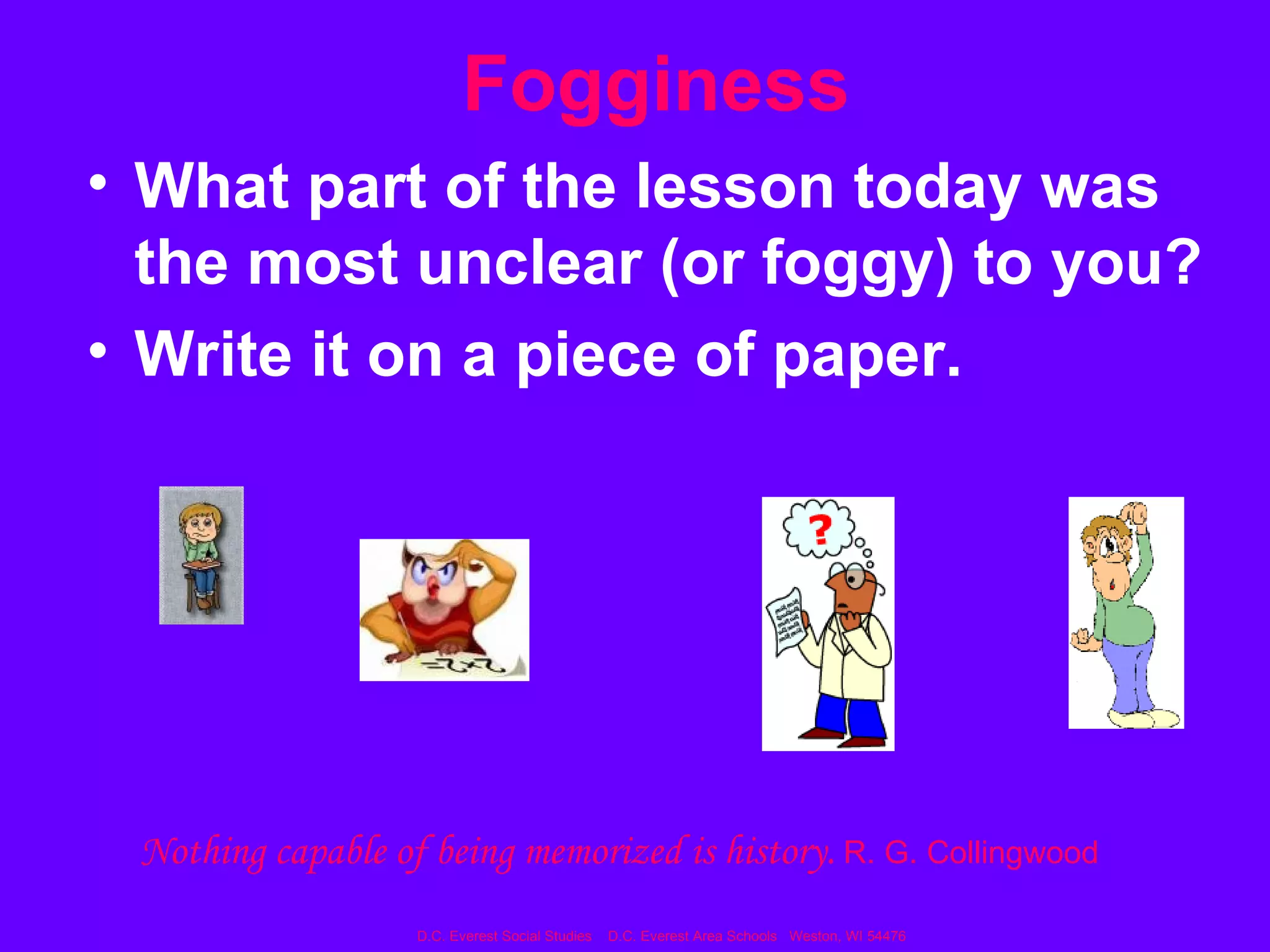 Formative assessment in social studies (5) | PPT