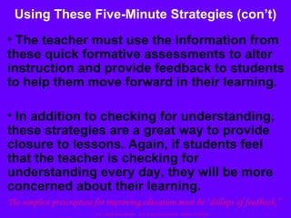Formative assessment in social studies (5) | PPT